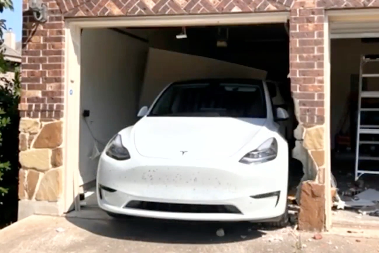 Tesla Driver Claims Model Y Caused Massive Crash On Its Own