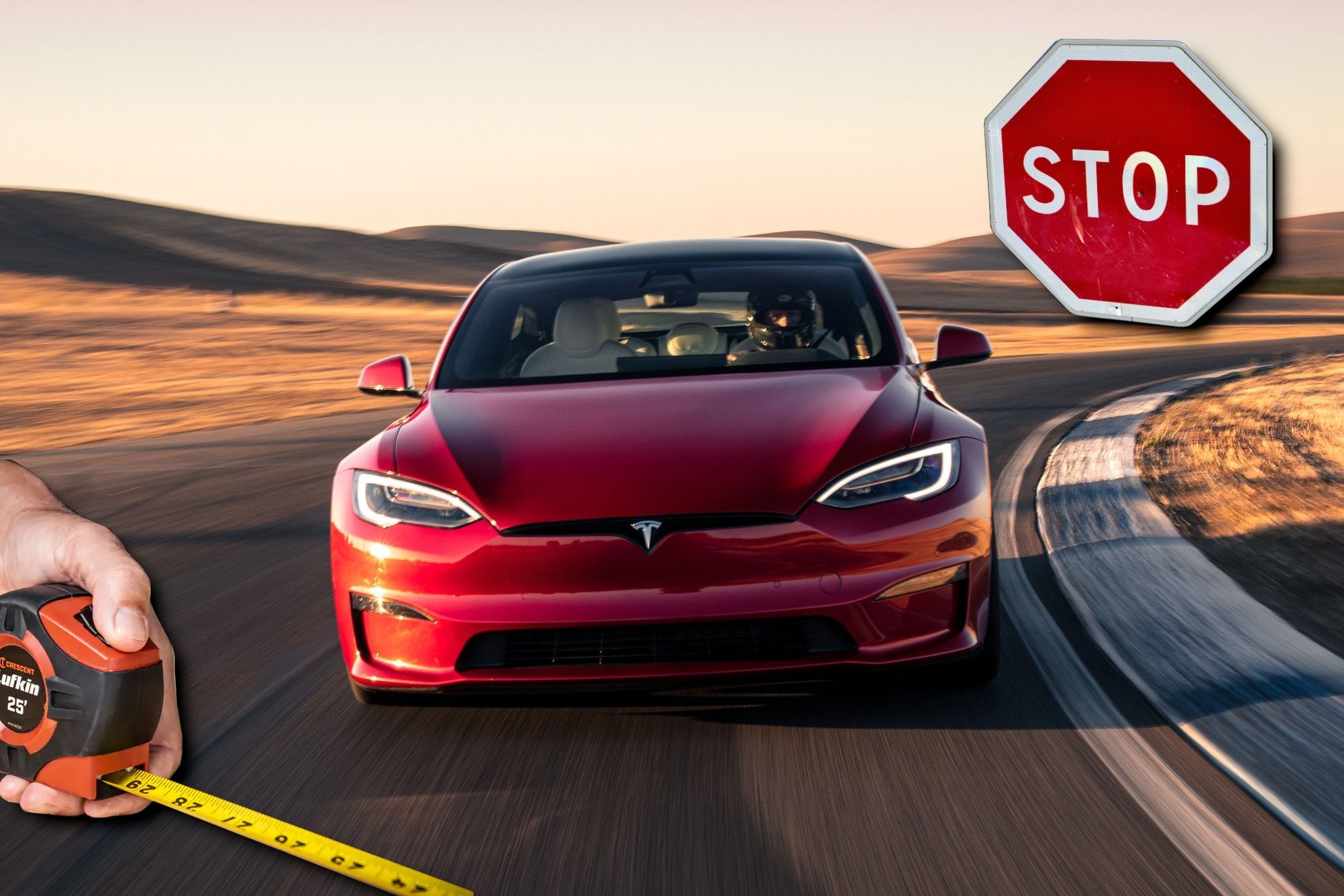 Tesla Full Self-Driving Stymied By Larger-Than-Average Stop Signs