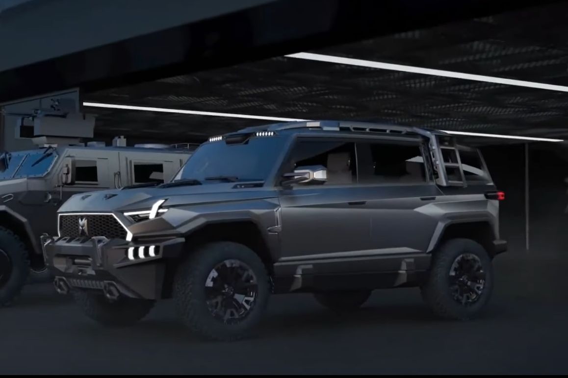 Chinese Hummer EV Knock-Off Has Four Electric Motors And Its Own Crabwalk