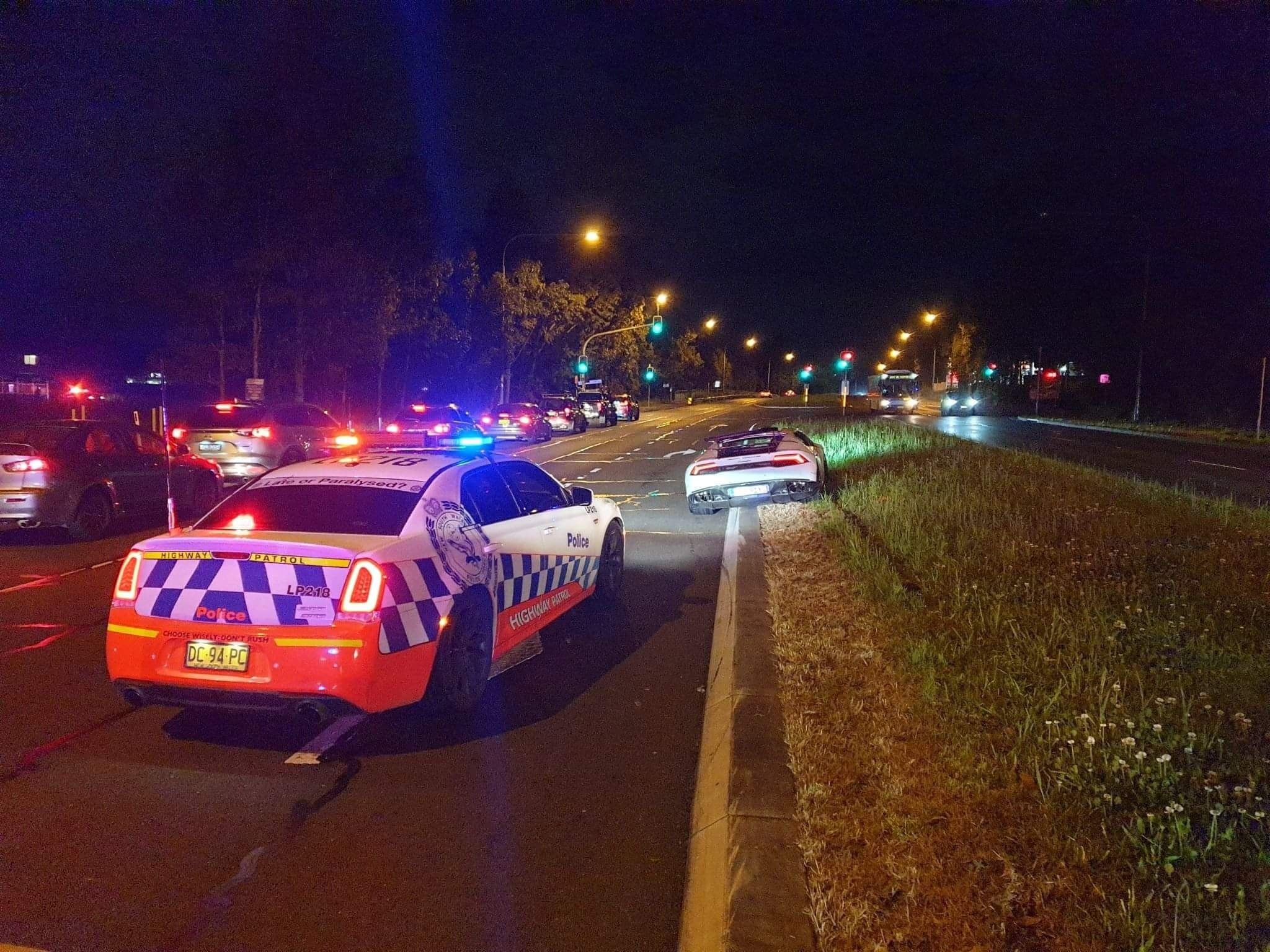 Lamborghini Driver Crashes Huracan After 130-MPH High-Speed Police Chase