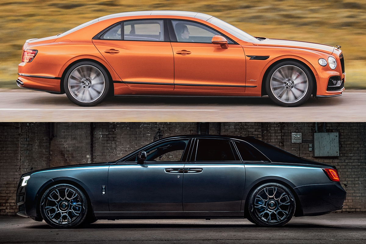 Bentley Flying Spur Speed Vs. Rolls-Royce Ghost Black Badge - Which ...