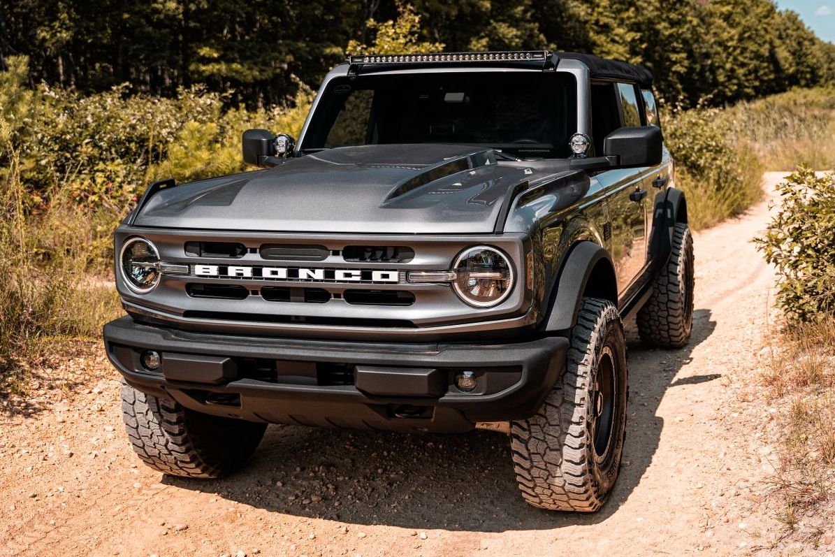 Cowl Hoods For Ford Bronco Hood Cowl Emblem Inserts Fits 2021 2025