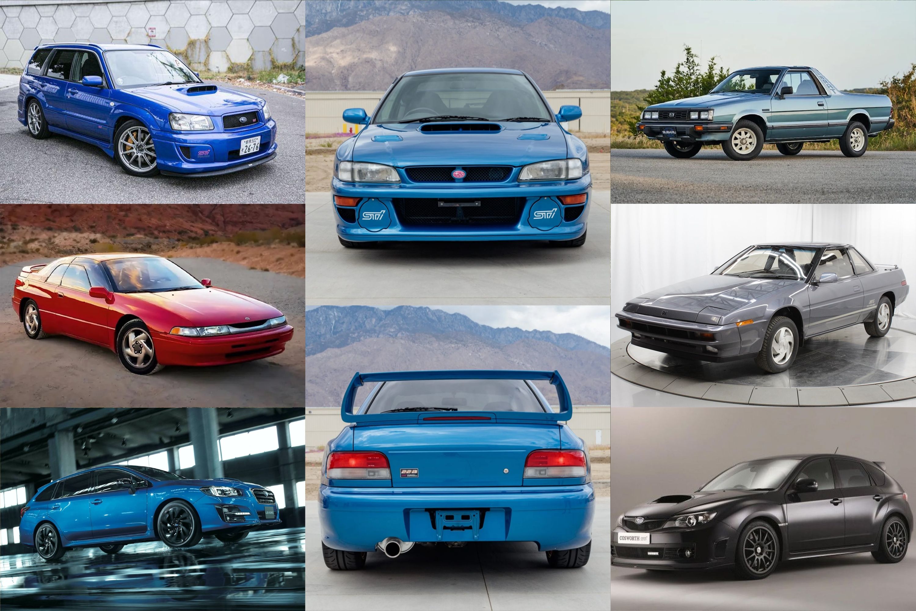 7 Awesome AWD Subarus Of The Last 50 Years