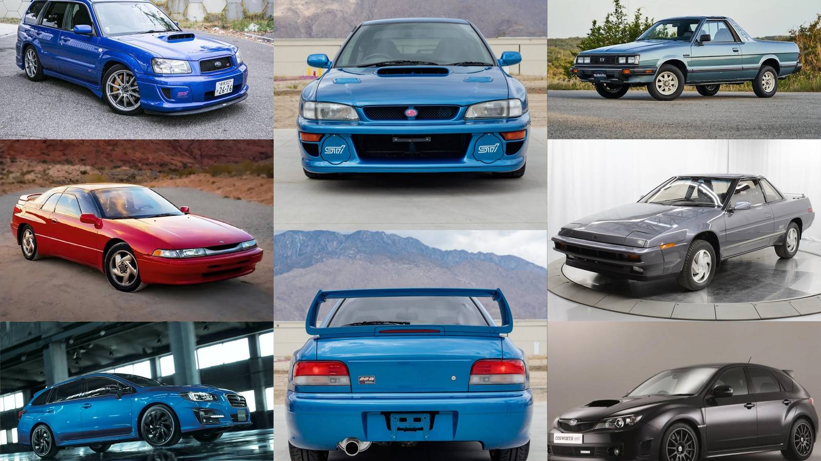 7 Awesome AWD Subarus Of The Last 50 Years