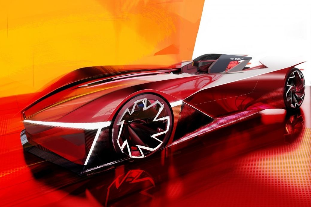 Skoda Vision GT Reimagines Classic Racers As A Futuristic Supercar