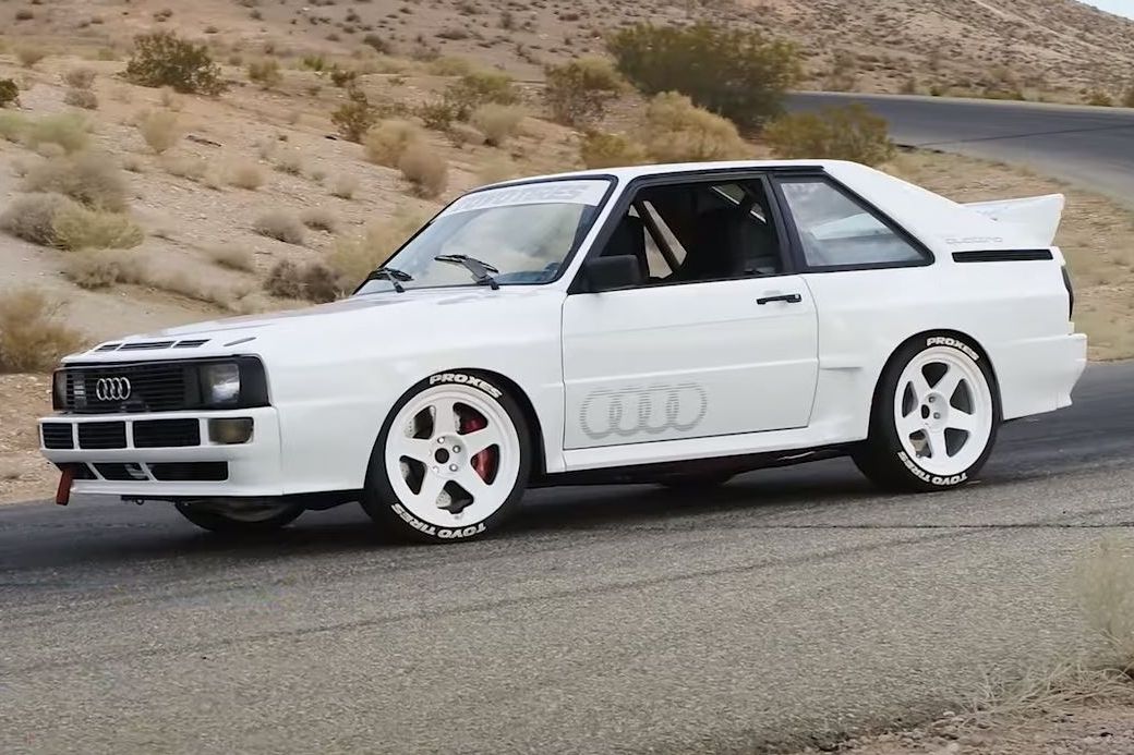 Watch Ken Block Shred His New 730-HP Audi Quattro