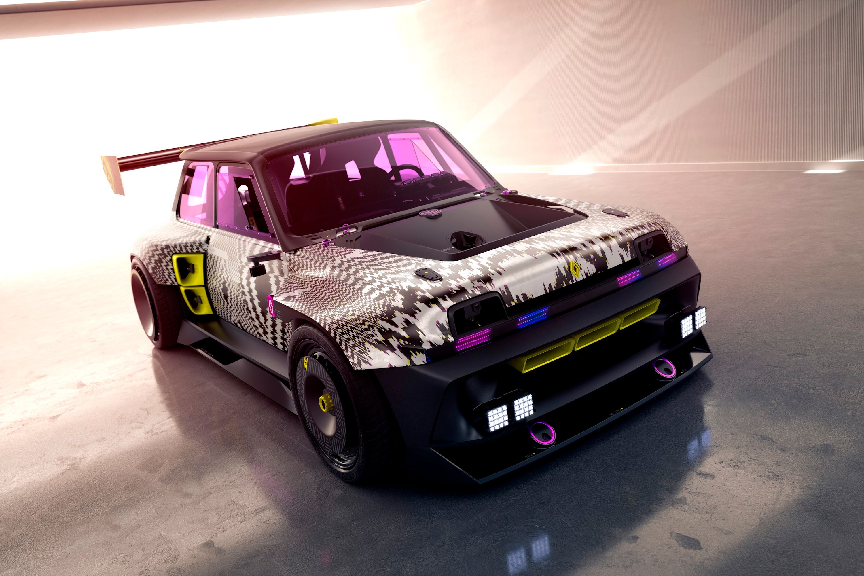 Renault 5 Turbo Reborn As All-Electric Widebody Drift Machine