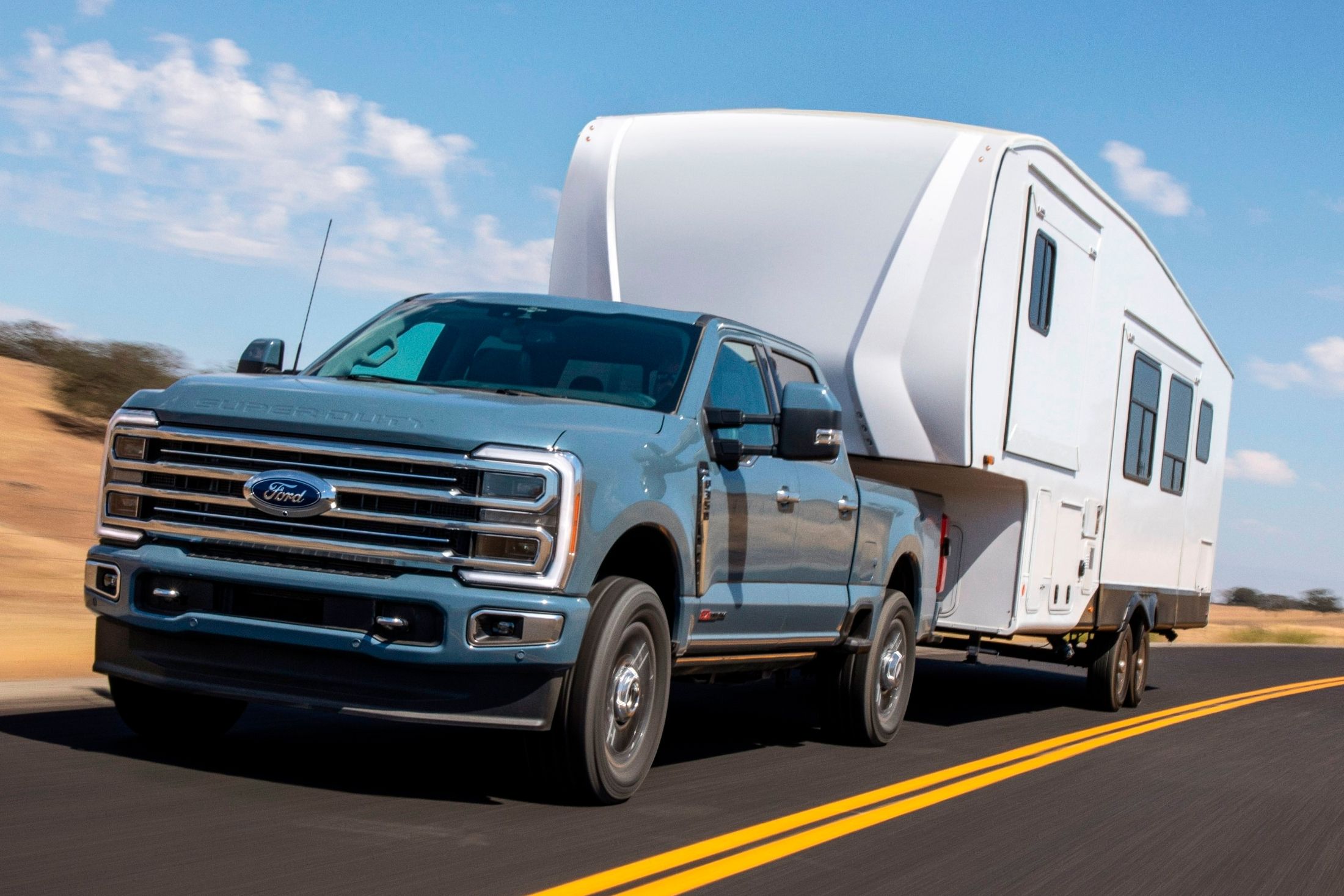 Ford's New Super Duty Debuts With New 6.8-Liter V8 And Smart Towing Tech