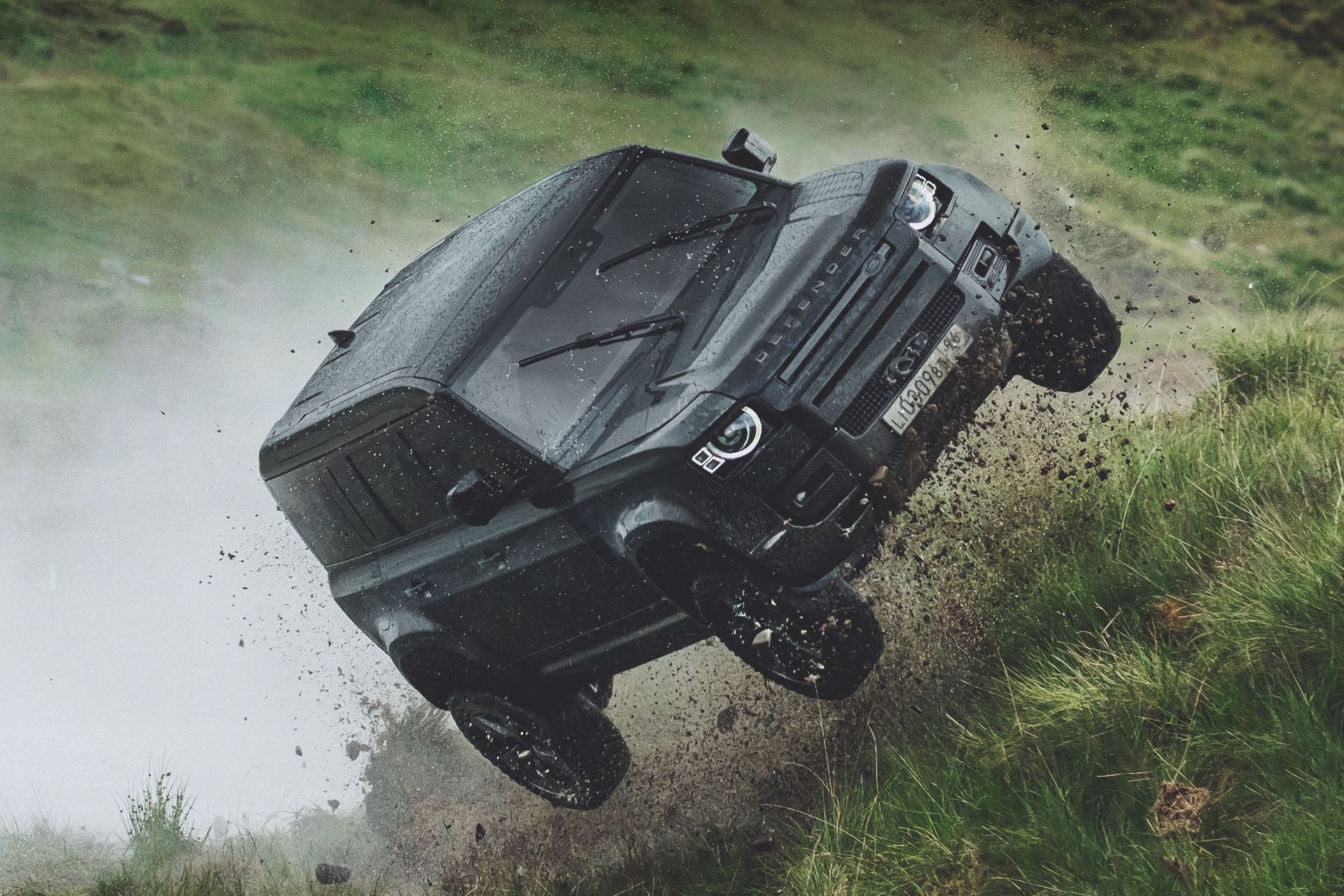 Land Rover Defender Stunt Vehicles From No Time To Die Sell For Big ...