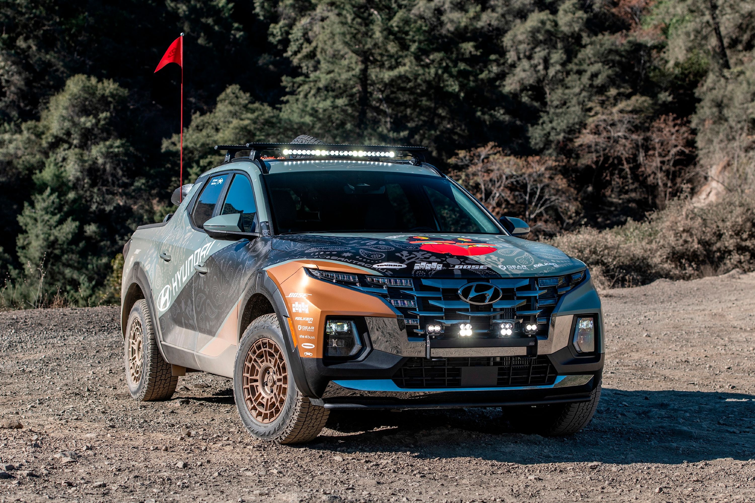 Hyundai Santa Cruz Racing Truck Ready To Offroad