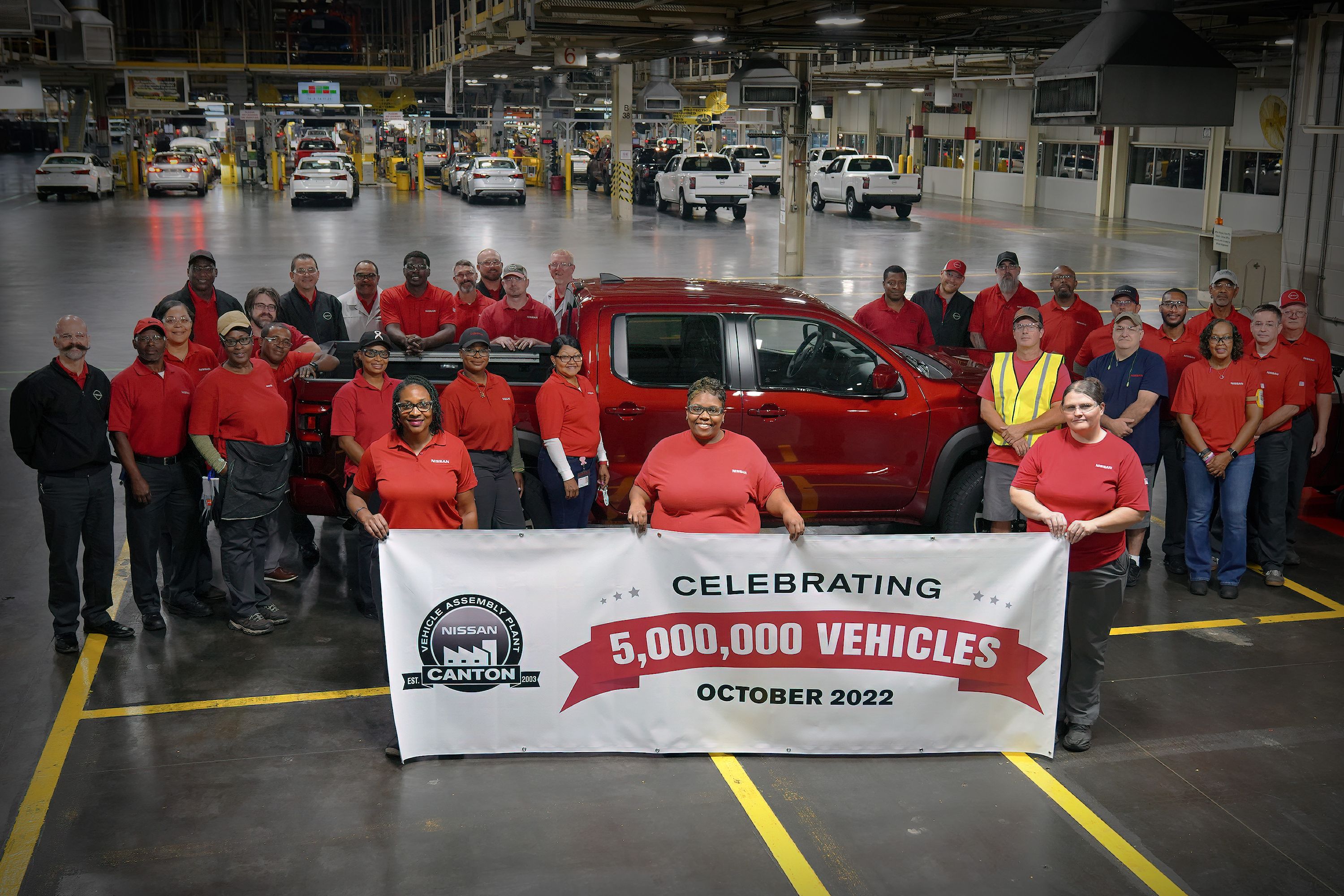 Nissan Frontier Becomes Five-Millionth Vehicle At Mississippi Plant