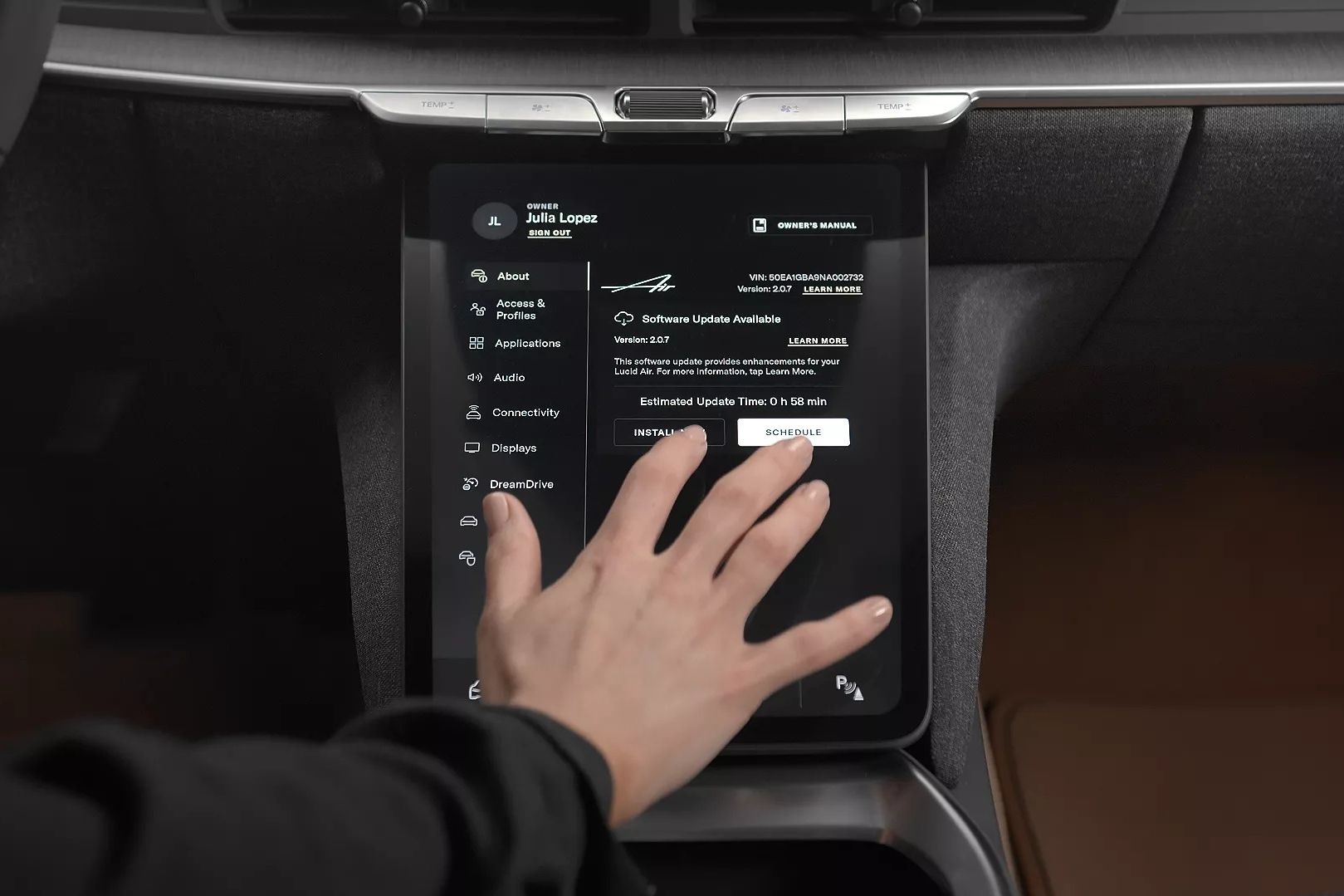 2022 Lucid Air Gets Extensive Software Update Giving The Electric Car A ...