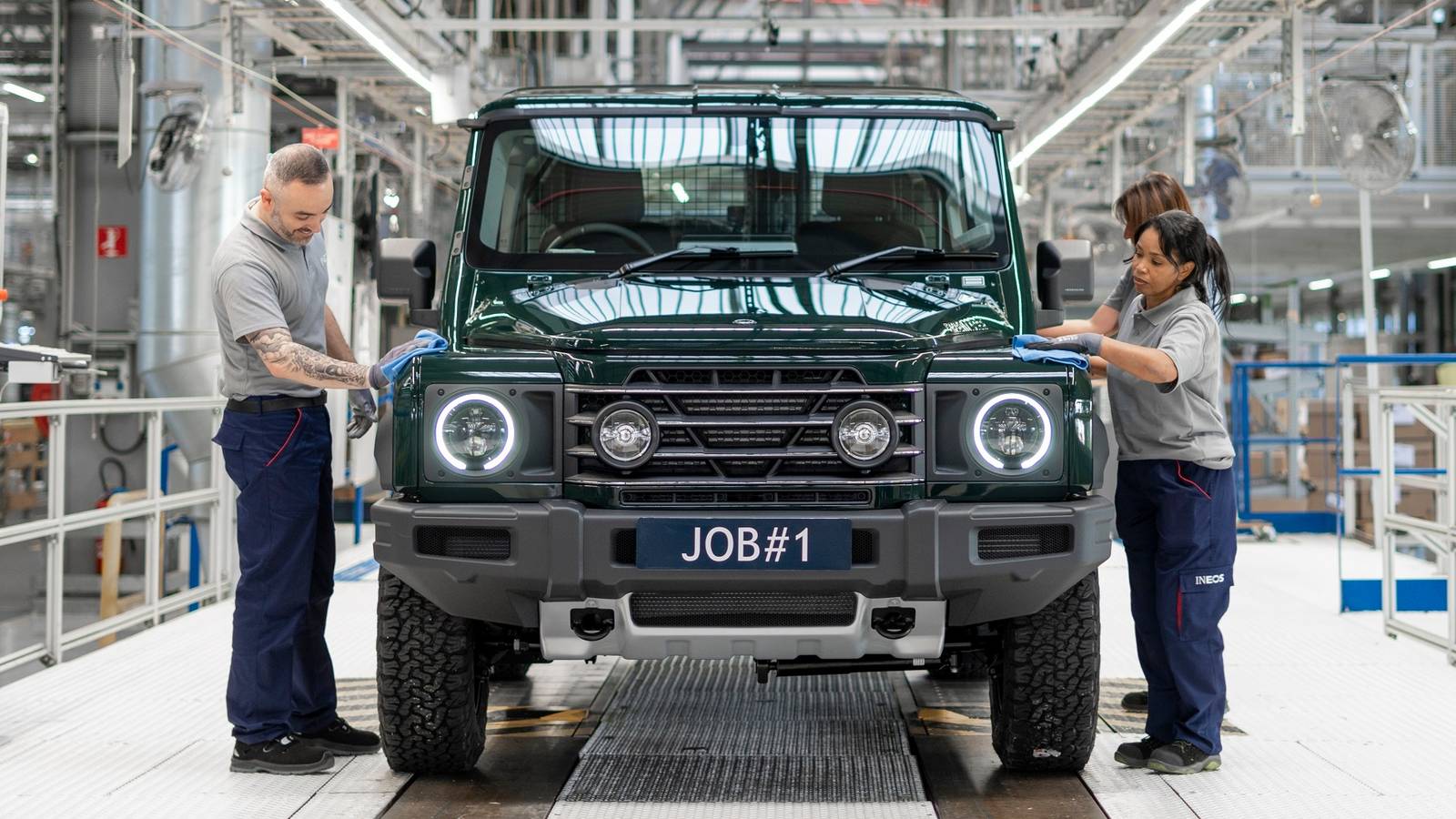First Ineos Grenadier SUV Has Finally Been Produced