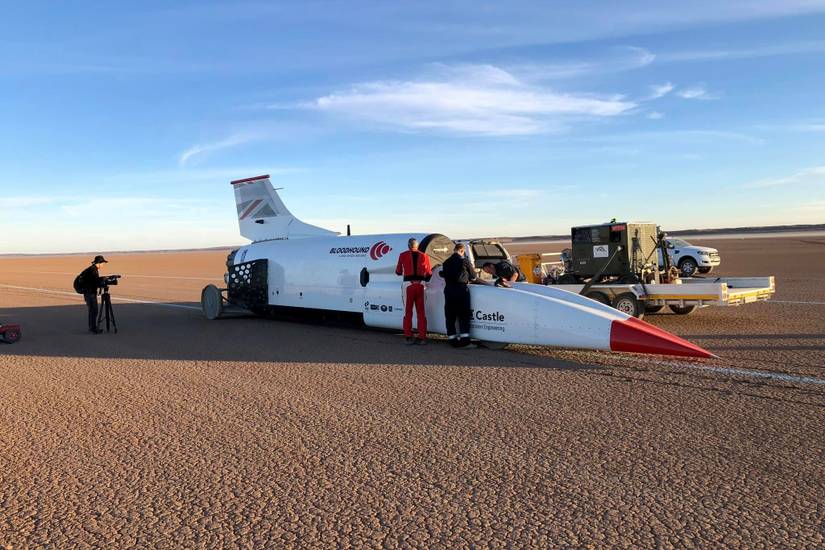 Bloodhound LSR Is Going For A Green Land Speed Record