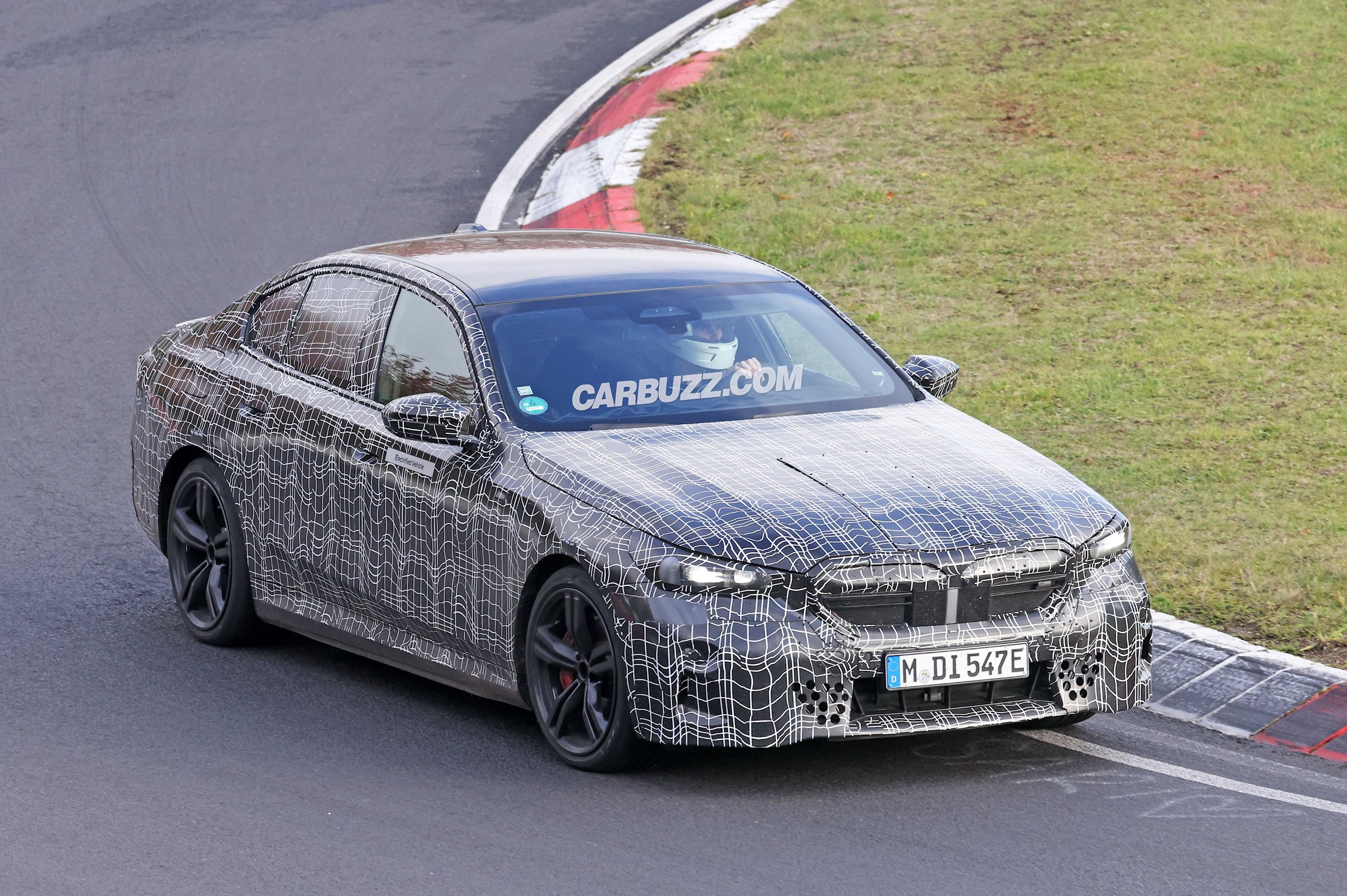 BMW i5 M50 Electric Sedan Spied Silently Cruising The Nurburging