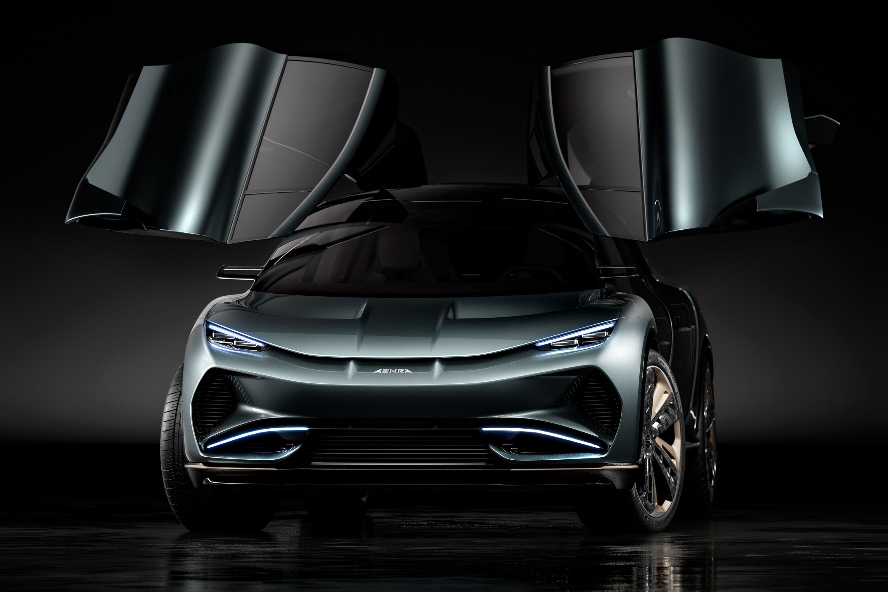 New Aehra Electric SUV With Butterfly Doors Makes The Tesla Model X ...