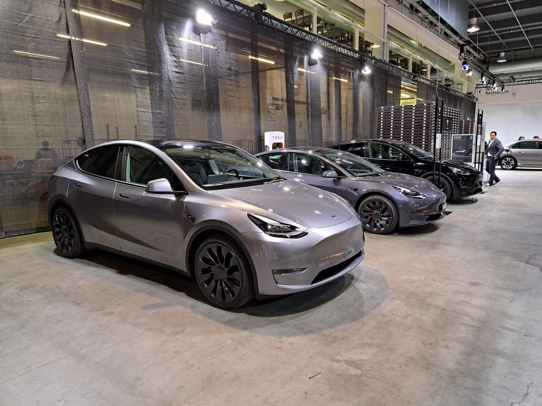 Tesla Model Y In New Quicksilver Color Shows Its Sleek Paint For The ...