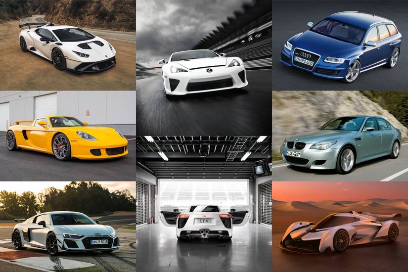 7 Of The Greatest V10 Engined Cars