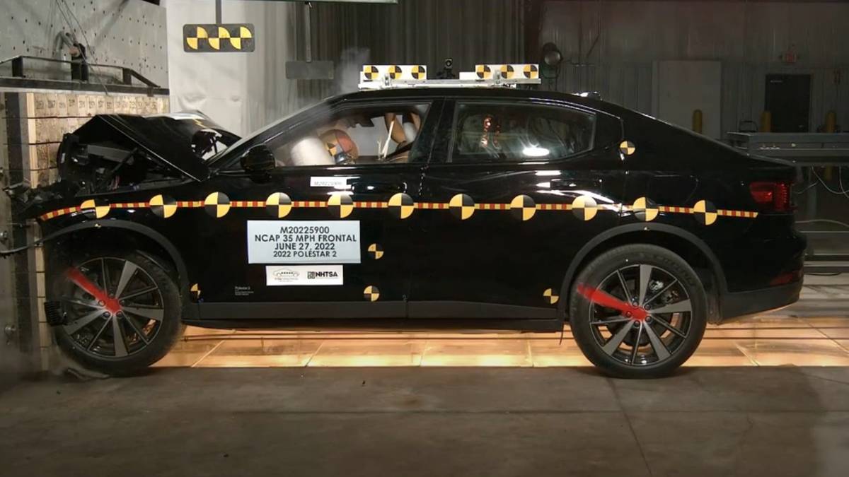 Polestar 2 Aces Every NHTSA Crash Test