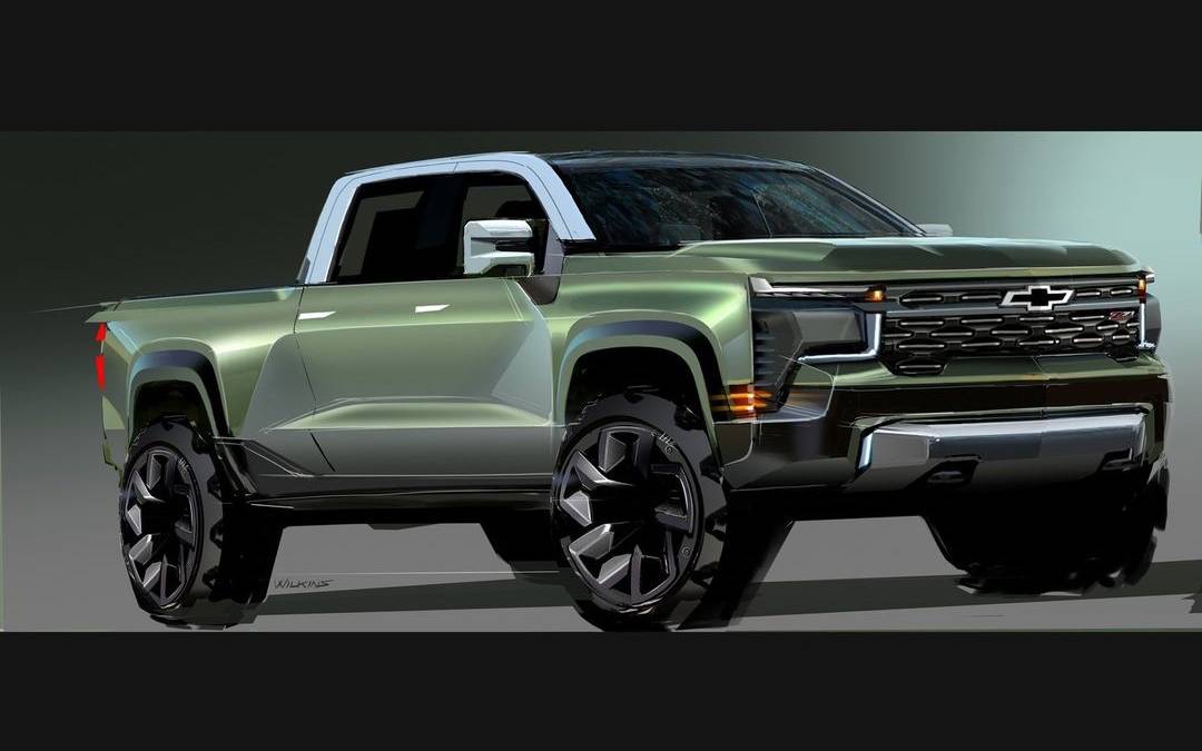 This Next-Gen Chevy Silverado Sketch Blends The Past With The Future