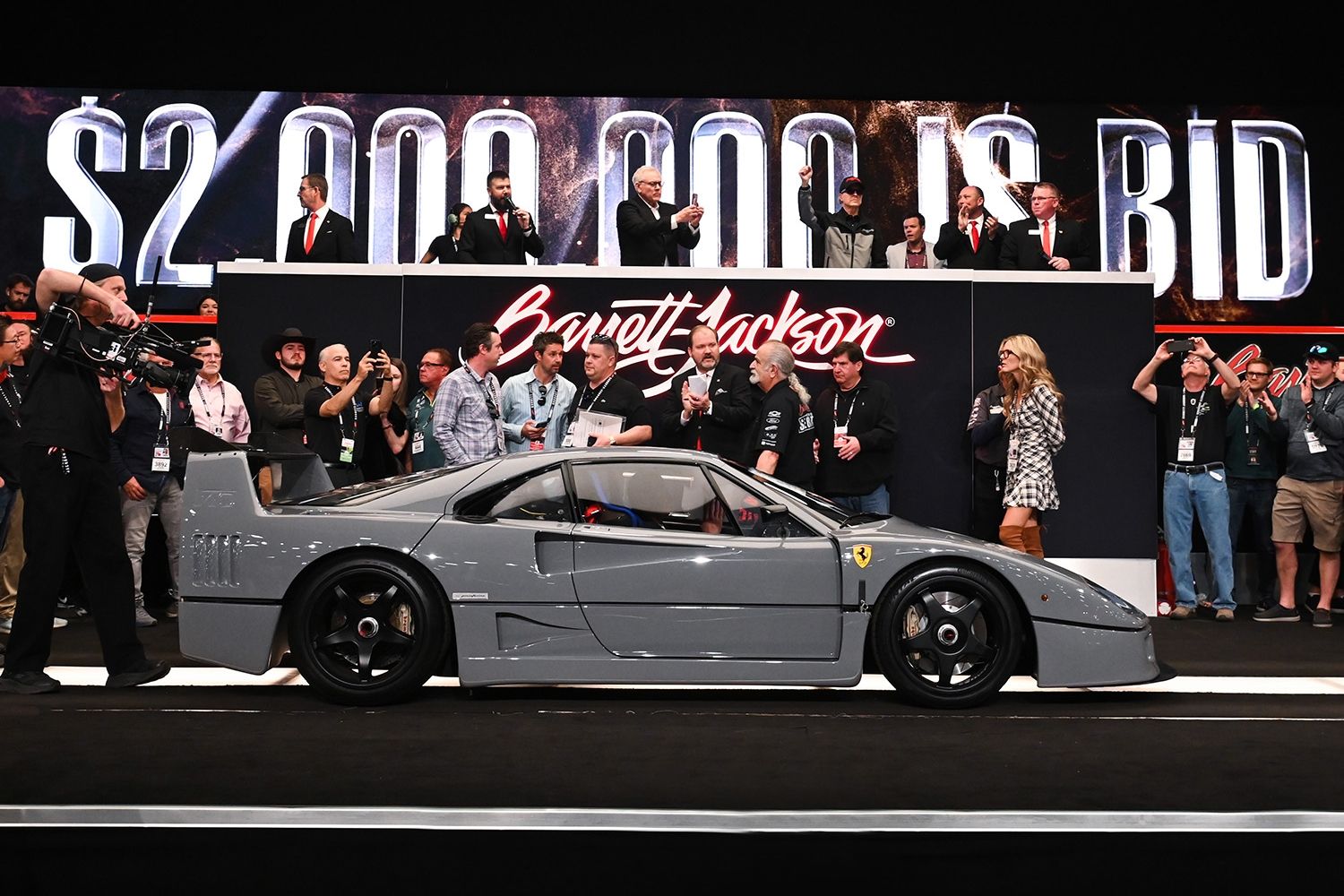 1,000-HP Ferrari F40 Finally Sells For Big Bucks At Barrett-Jackson Auction