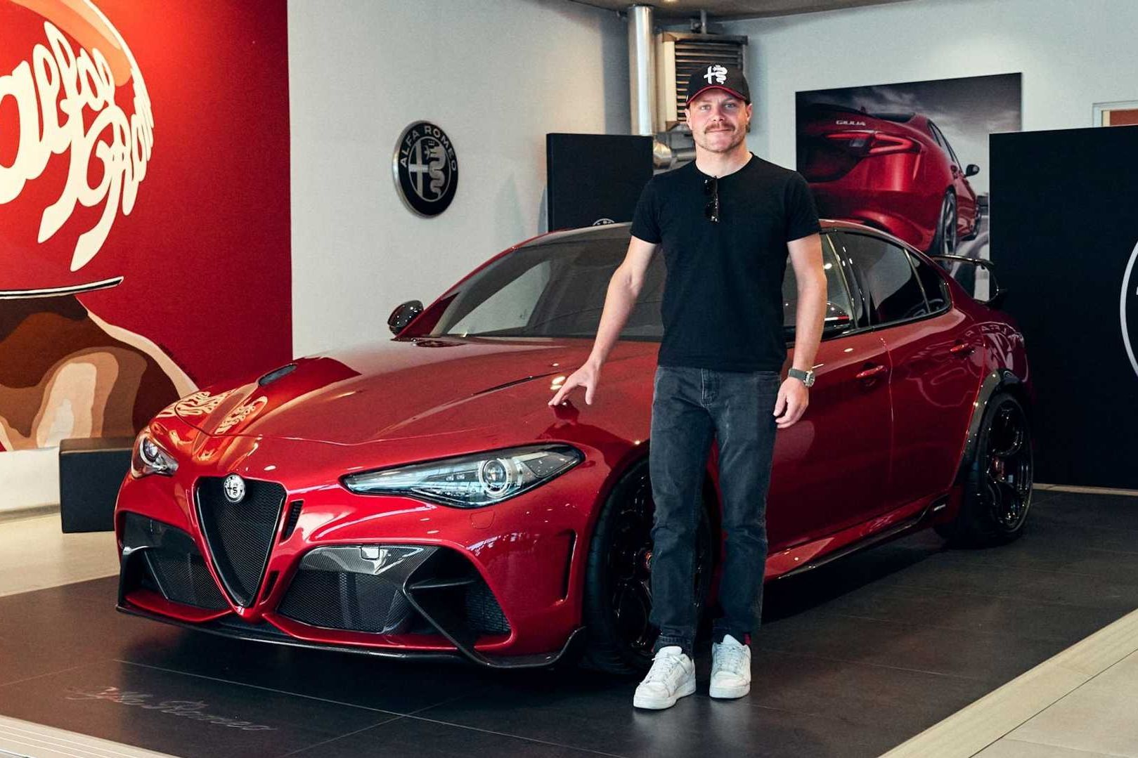 Valtteri Bottas And His Mullet Take Delivery Of Brand-New Alfa Romeo ...