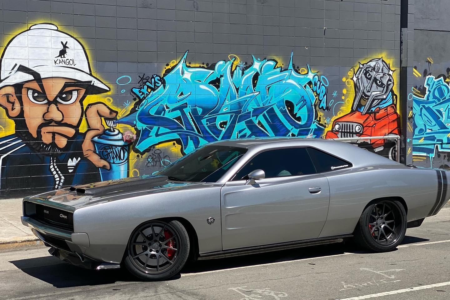 eXoMod Concepts Delivers A 1968 Dodge Charger Skin Over A Modern Challenger