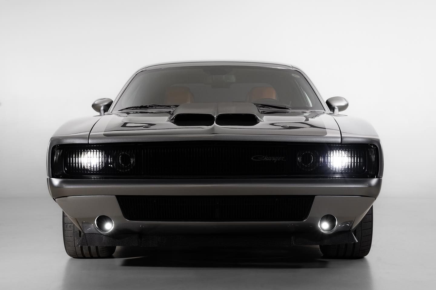 eXoMod Concepts Delivers A 1968 Dodge Charger Skin Over A Modern Challenger