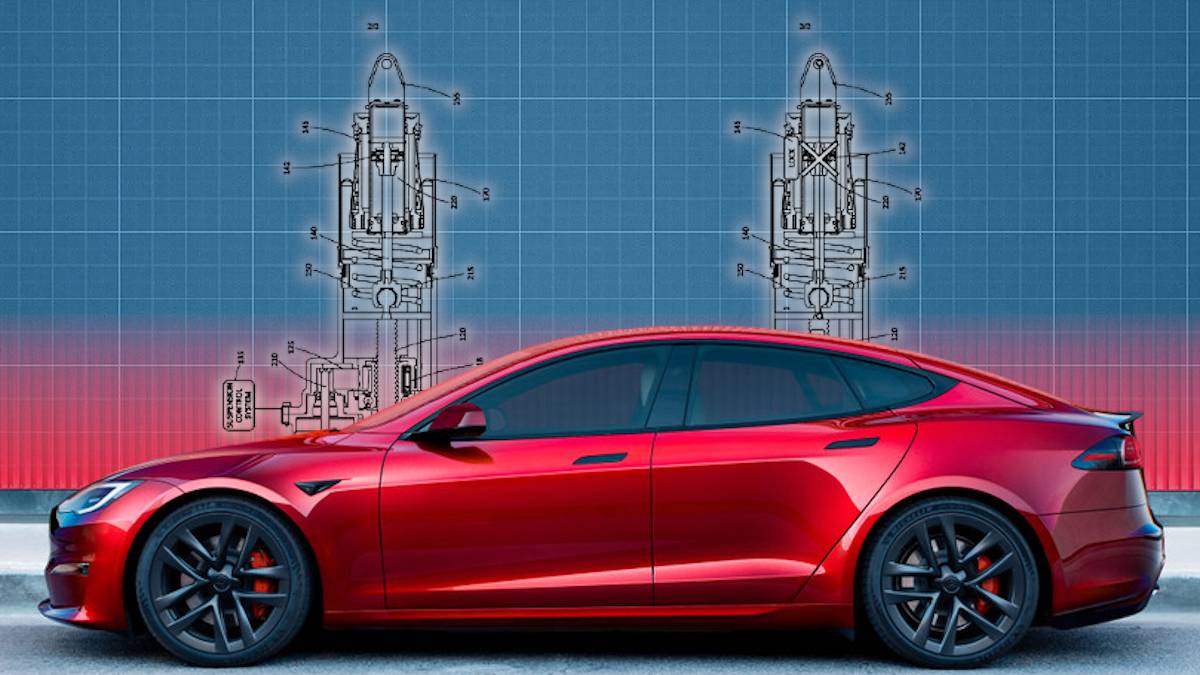 Tesla's Future Active Suspension Tech Revealed In New Patent