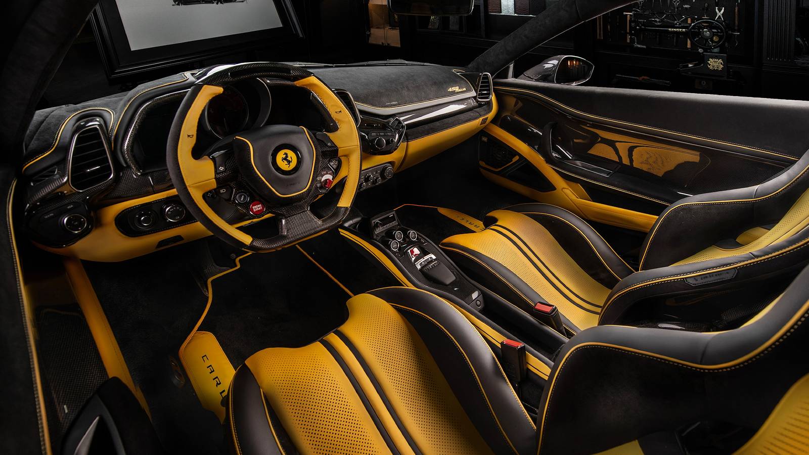 Ferrari's Best V8 Supercar Restyled With Outrageous Interior