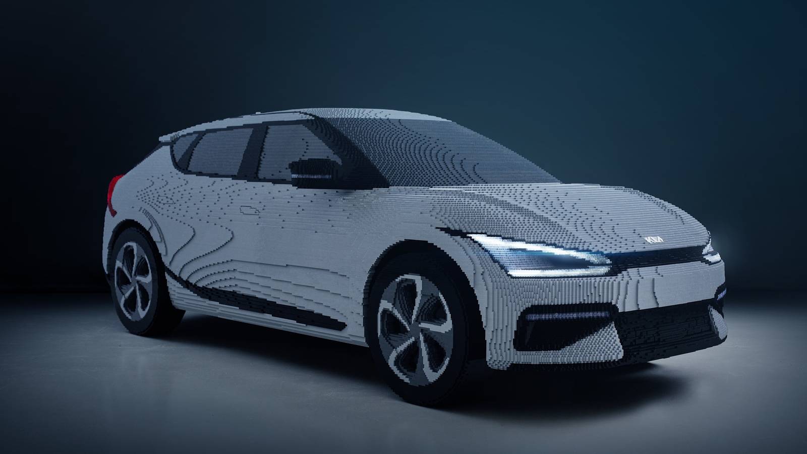 Lifesize Kia EV6 Is Made From 350,000 Lego Blocks