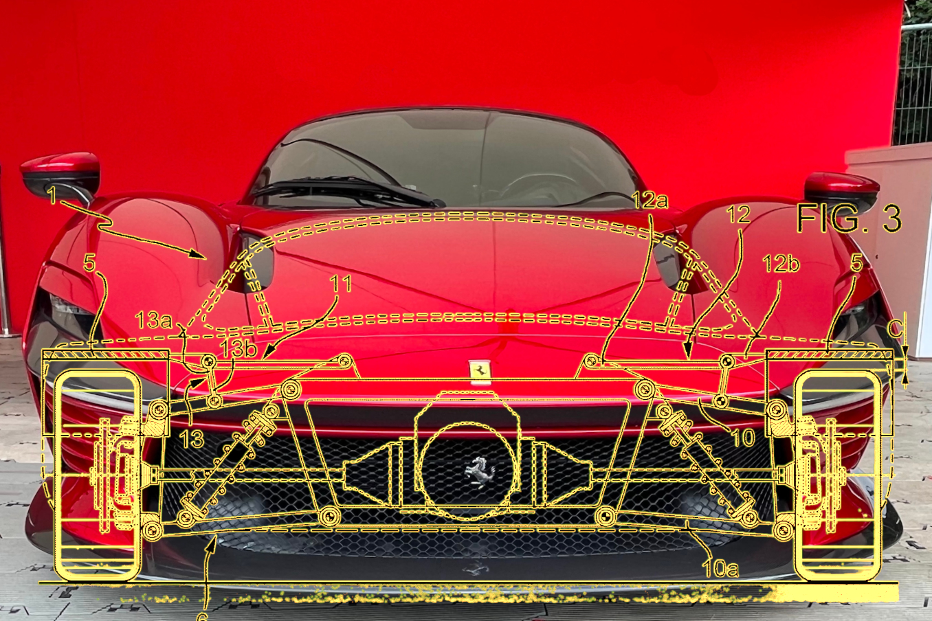 Ferrari Develops Bodywork That Moves With Suspension