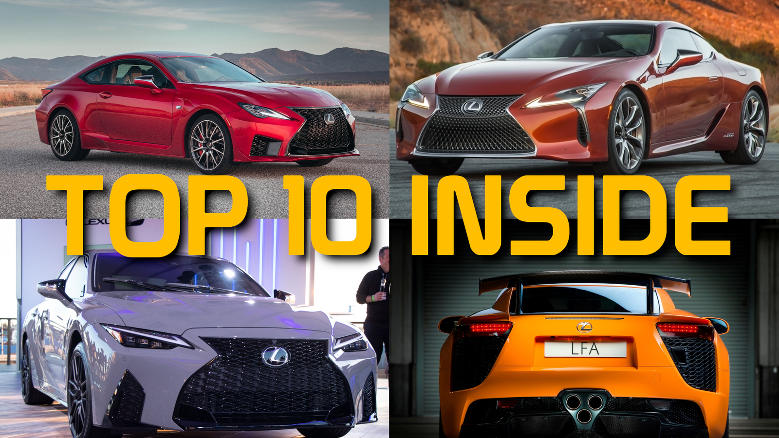 10 Fastest Lexus Models Of All Time