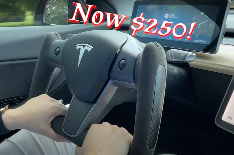 Tesla Steering Yoke Is Now A $250 Option