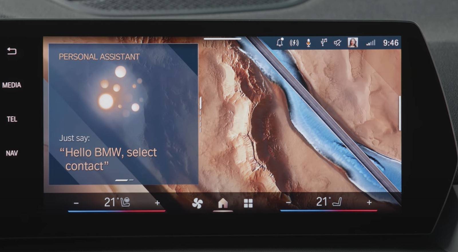 Watch BMW's iDrive 9 System At Work In The New X1