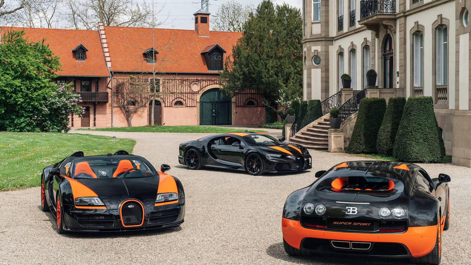 Bugatti Owner Brings All Three Record-Breaking Special Editions To Molsheim