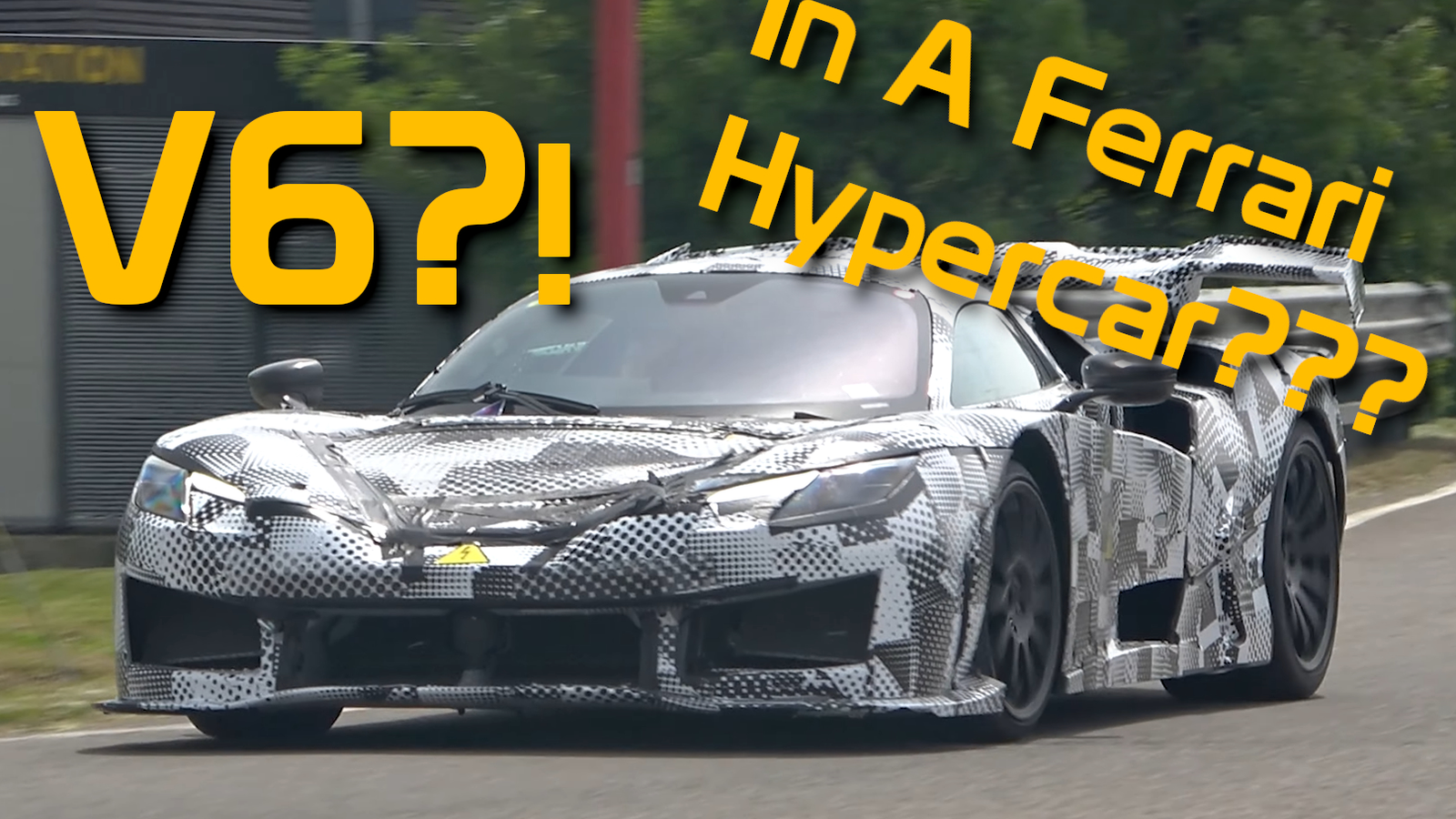 Ferrari Hypercar Prototype Spotted Again... With A V6?!