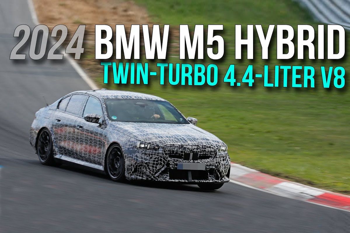 Watch The New BMW M5 Hybrid Go Flat Out At The Nurburgring