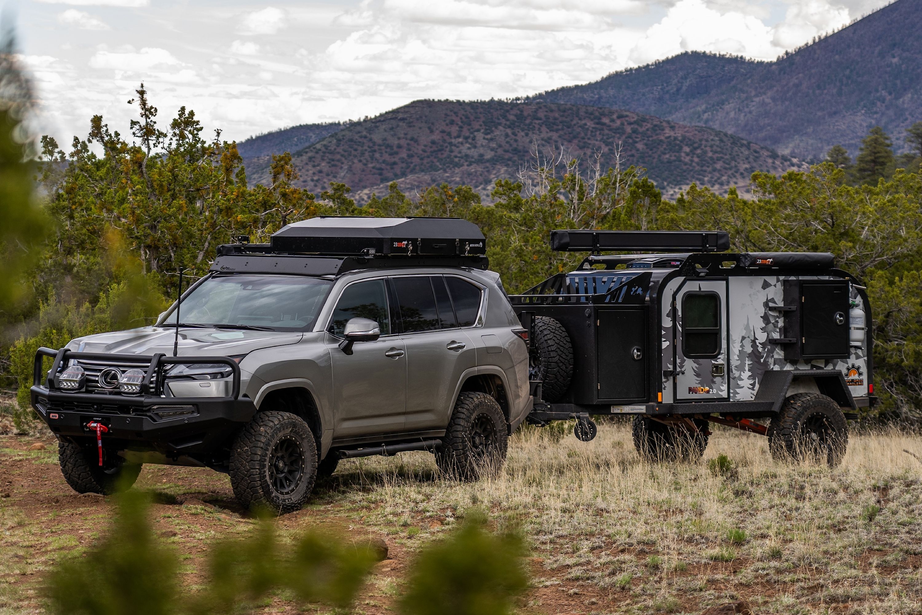 Lexus LX 600 With Off-Grid Trailer Is Ultimate Off-Road Expedition Vehicle