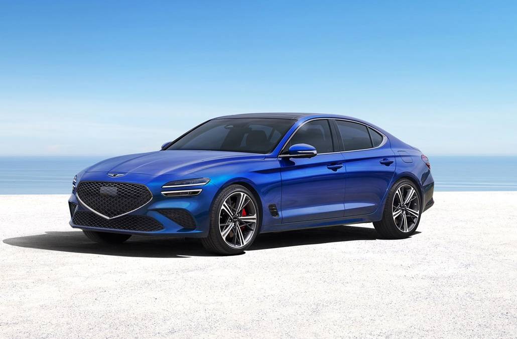 2024 Genesis G70 Gets 300-HP Turbocharged Four-Banger