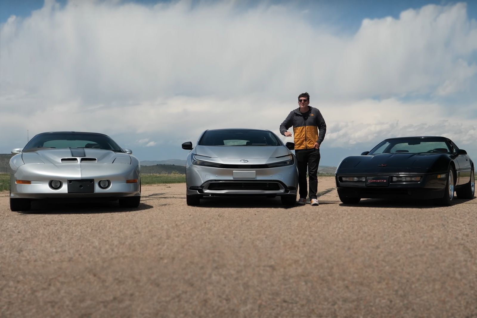 Watch Toyota Prius Challenge V8-Powered American Sports Cars In Drag Race