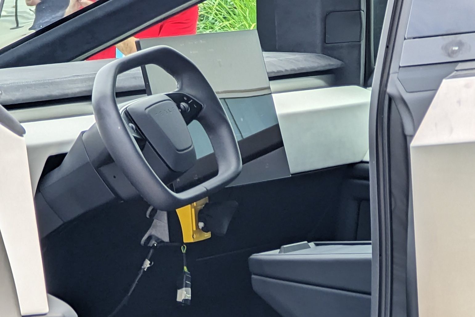 Tesla Cybertruck Leaked Images Show Improved Yoke Steering Wheel