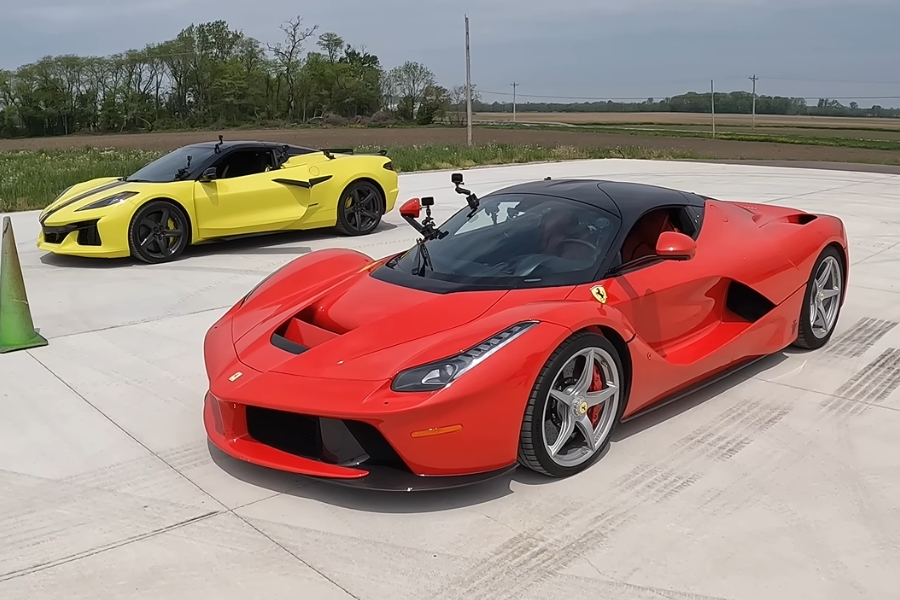 Chevy Corvette C8 Z06 Vs. Ferrari LaFerrari Drag Race Is A Lot Closer ...