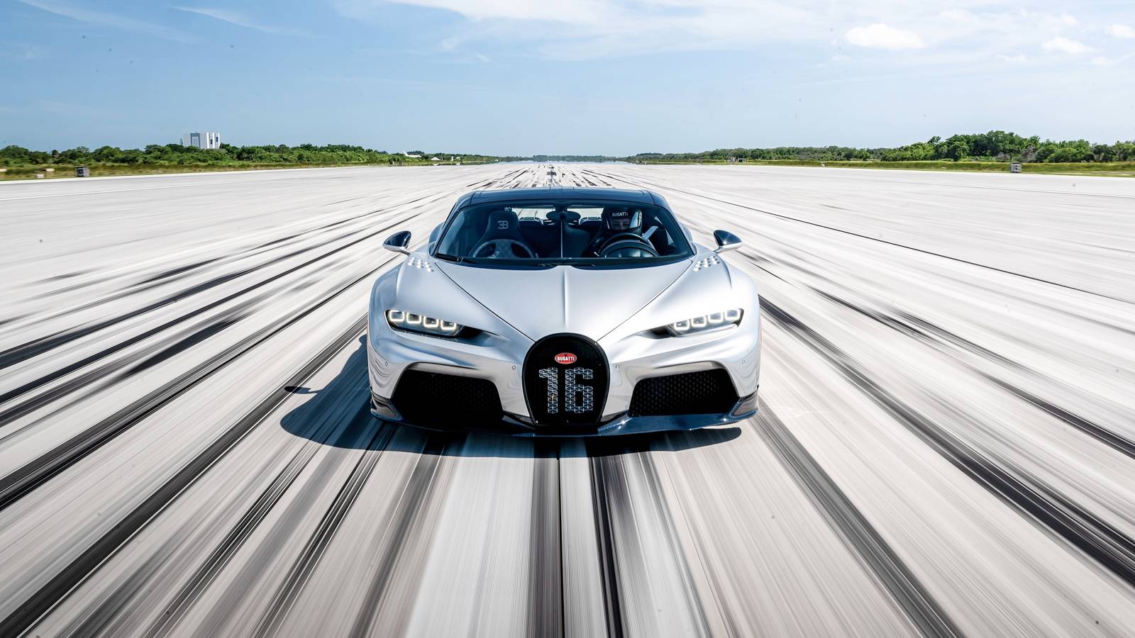 Bugatti Owners Push Their Cars To 256 MPH Top Speed At Kennedy Space Center