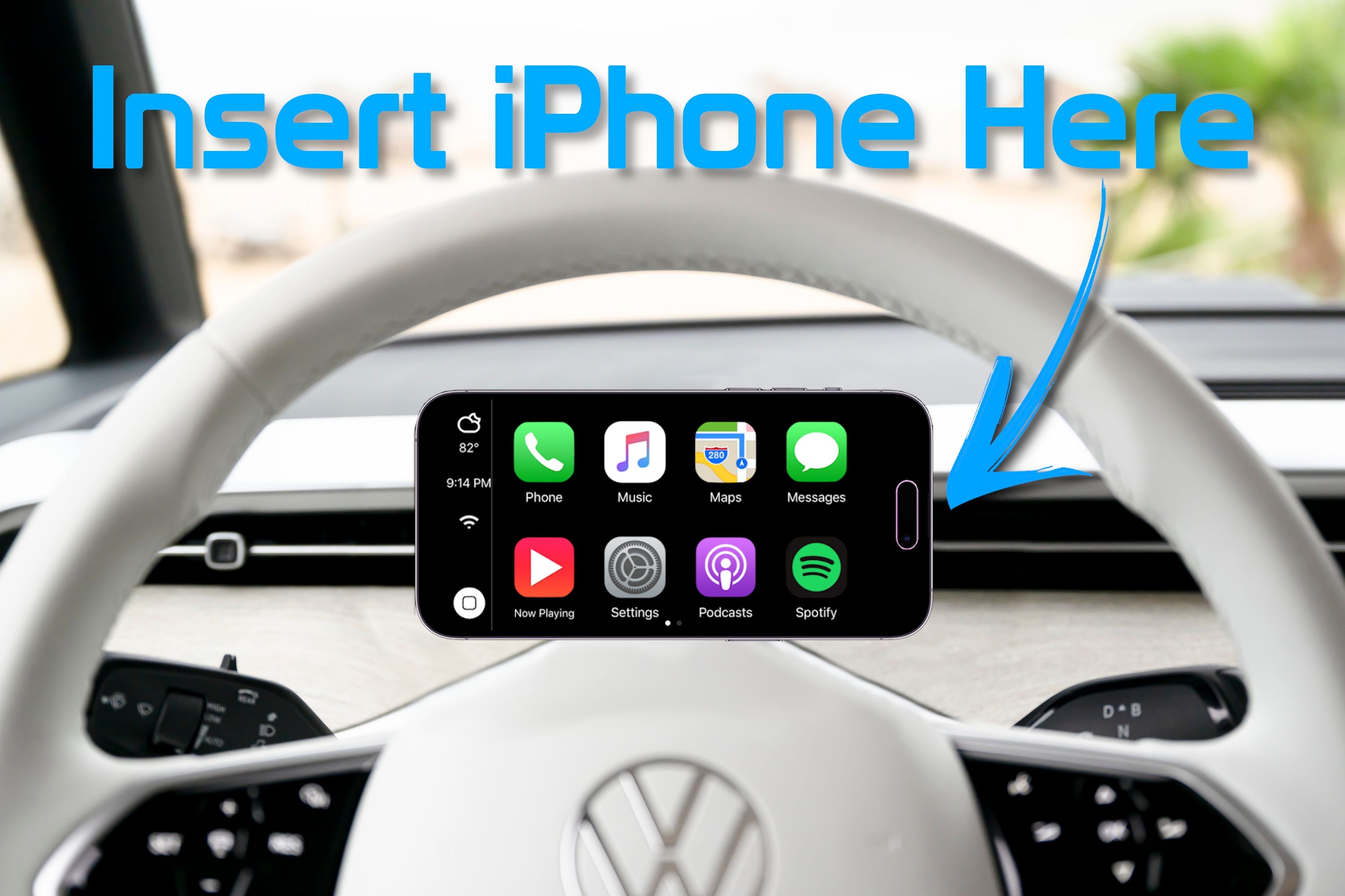 Volkswagen Wants Your iPhone To Replace The Gauge Cluster