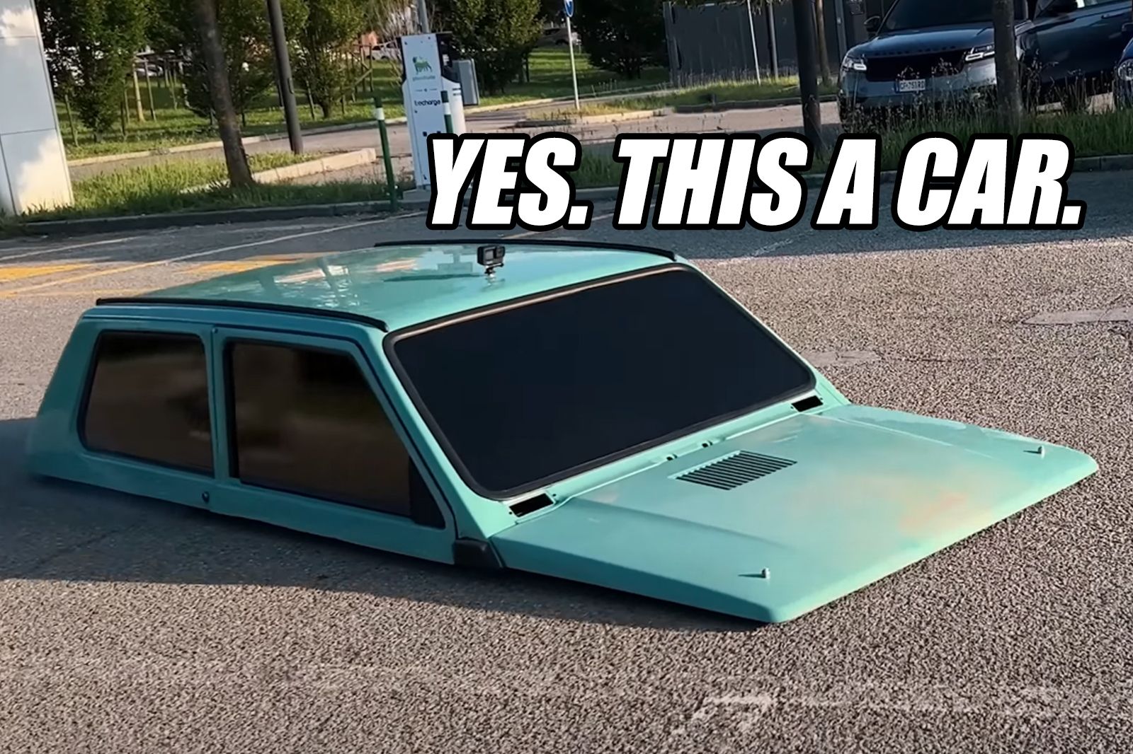 This Drivable Fiat Takes Slammed Cars To A New Extreme