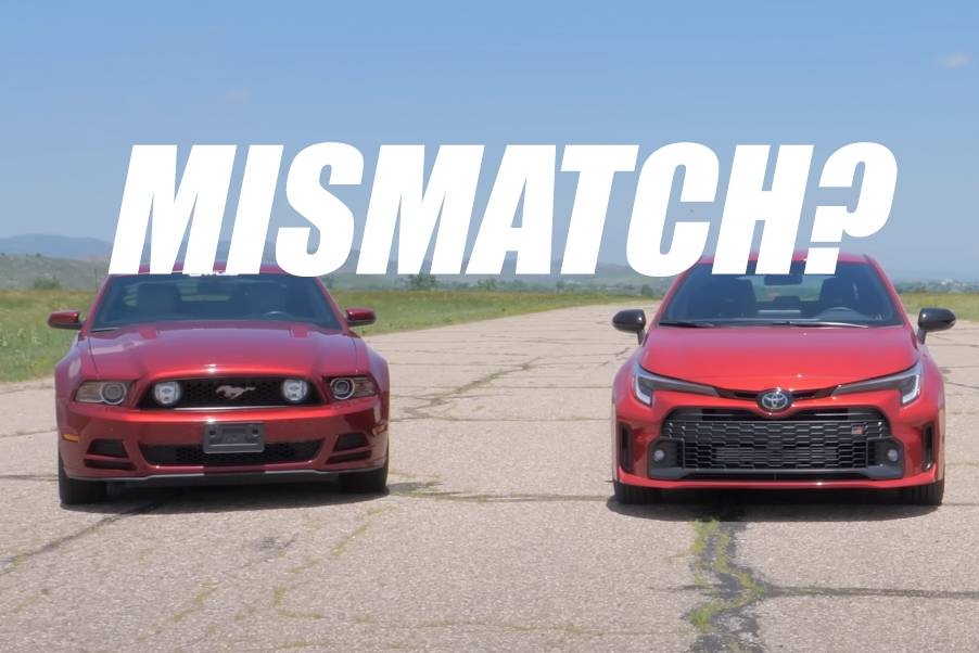 Drag Race Mismatch: Toyota GR Corolla Vs. Ford Mustang GT