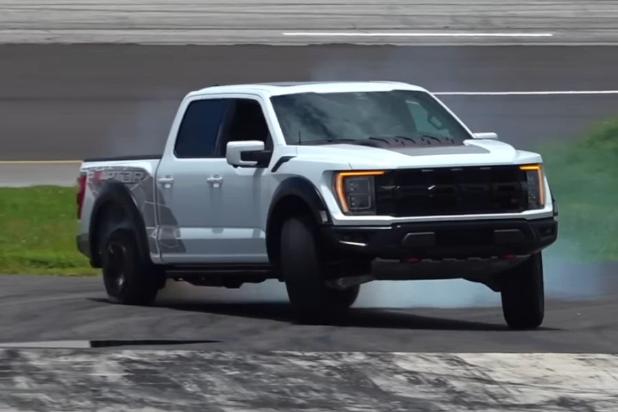Watch A Ford F-150 Raptor R Become A Drift Car In The Hands Of Cleetus ...