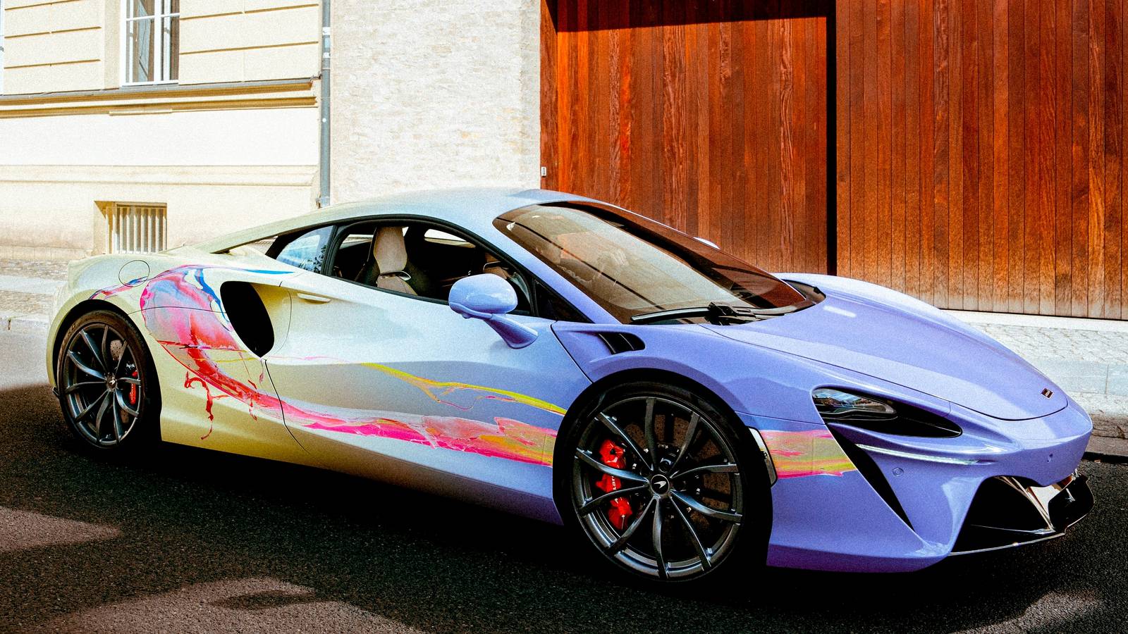 McLaren Artura Art Car Looks Pretty In Pastel