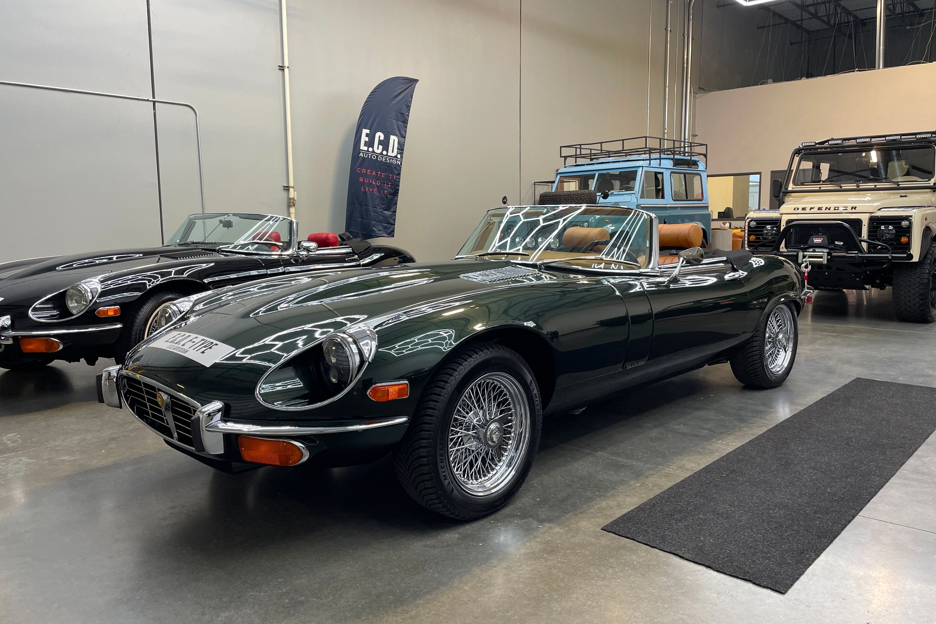 Driven: ECD Jaguar E-Type Packs Chevy V8 Power